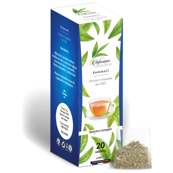 Infusions CBD Sachet spectre complet – CBD BASSIN